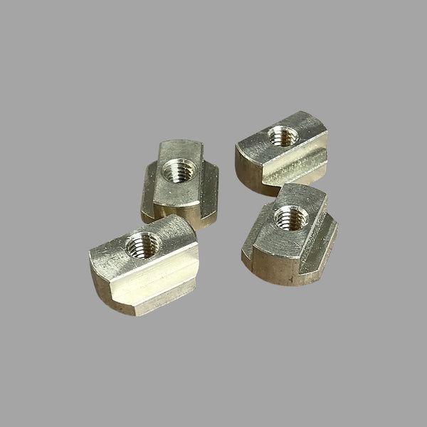 Brass Track Nuts (4pk) – Clearwater Hydrofoils